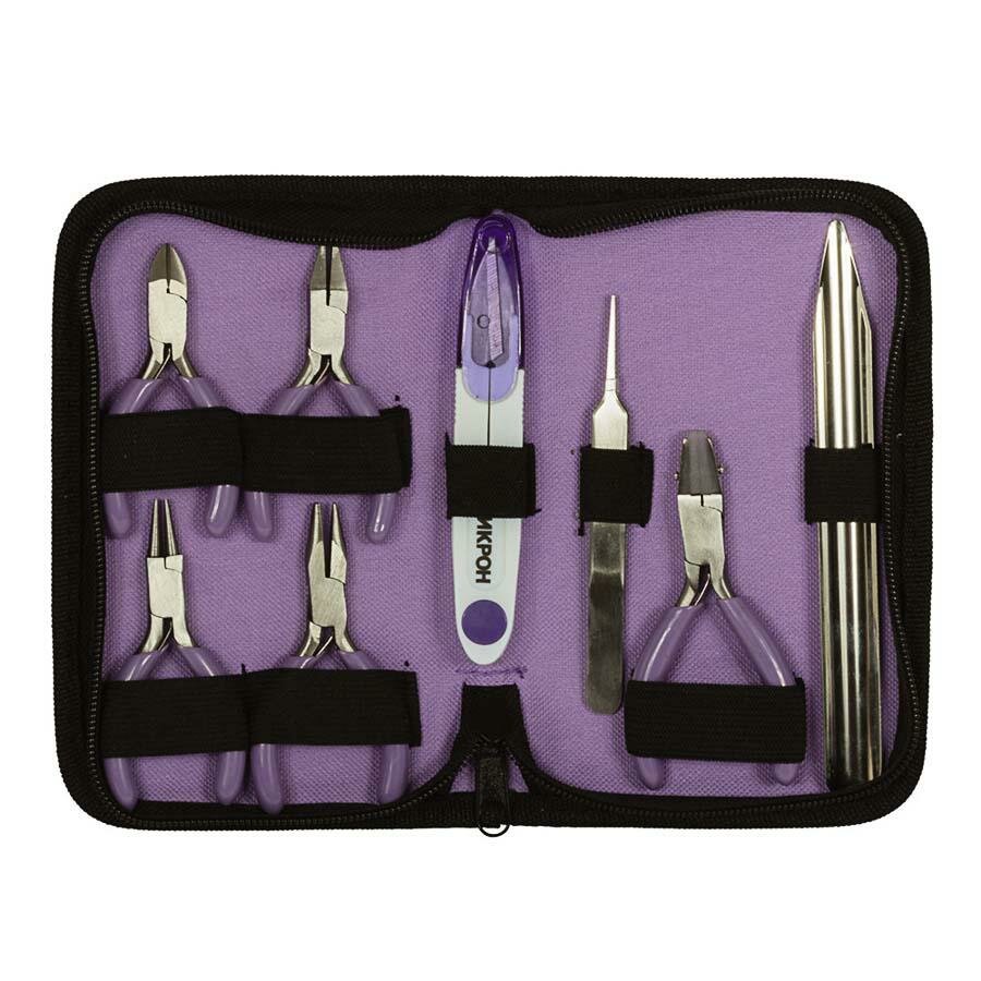 Micron Набор инструментов для хобби и рукоделия HTP-22 металл в картонной упаковке