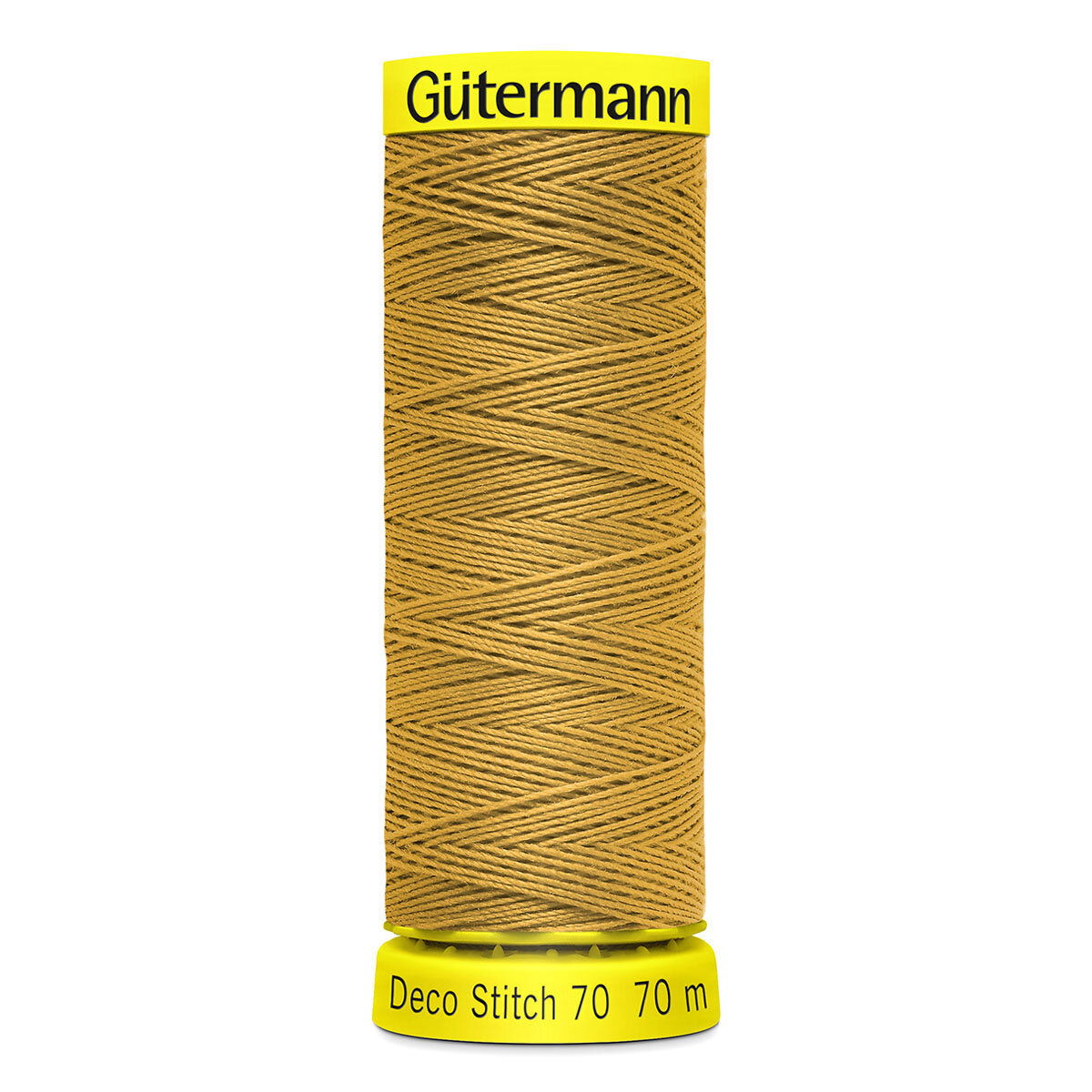 Нитки швейные Deco Stitch 70, 70 м*5 шт, для декоративных швов, Gutermann (968 золотой)