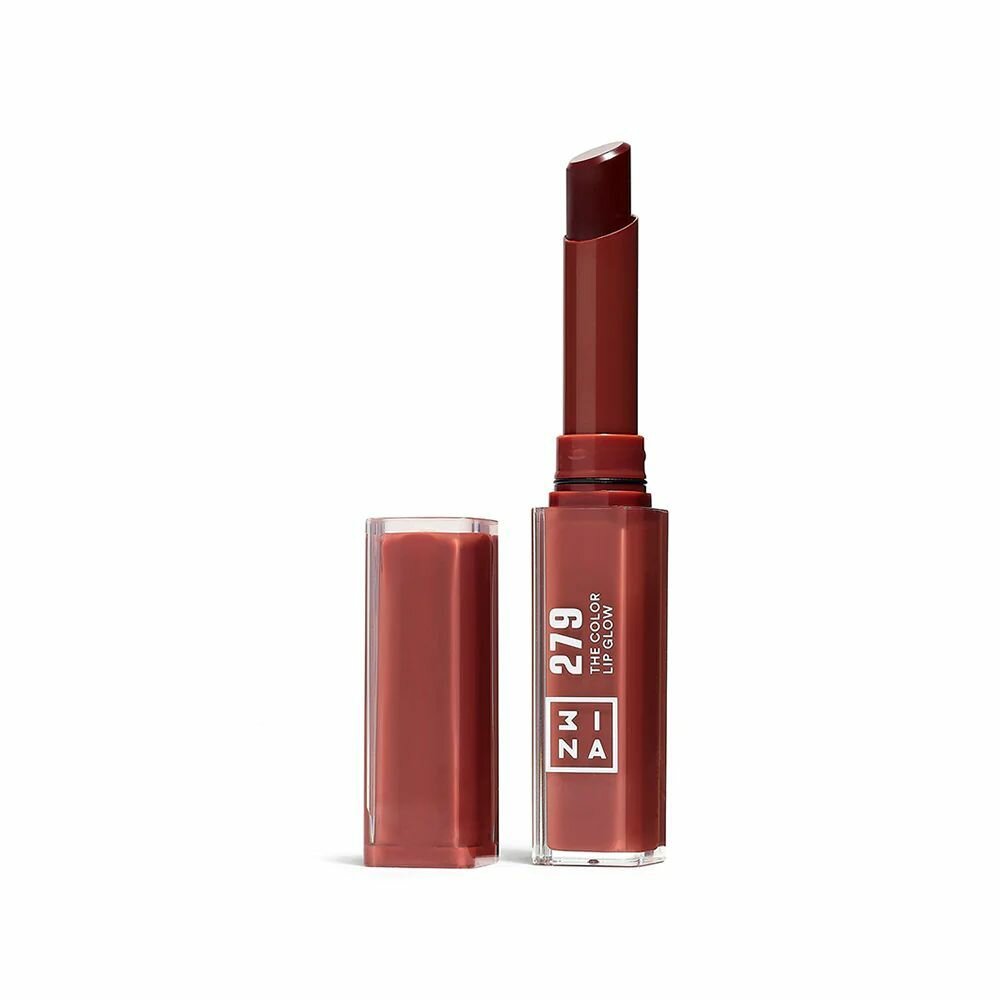 Увлажняющая Губная Помада 3INA (Мина, Зина) The Color Lip Glow - оттенок 279 (Красно-Коричневый)