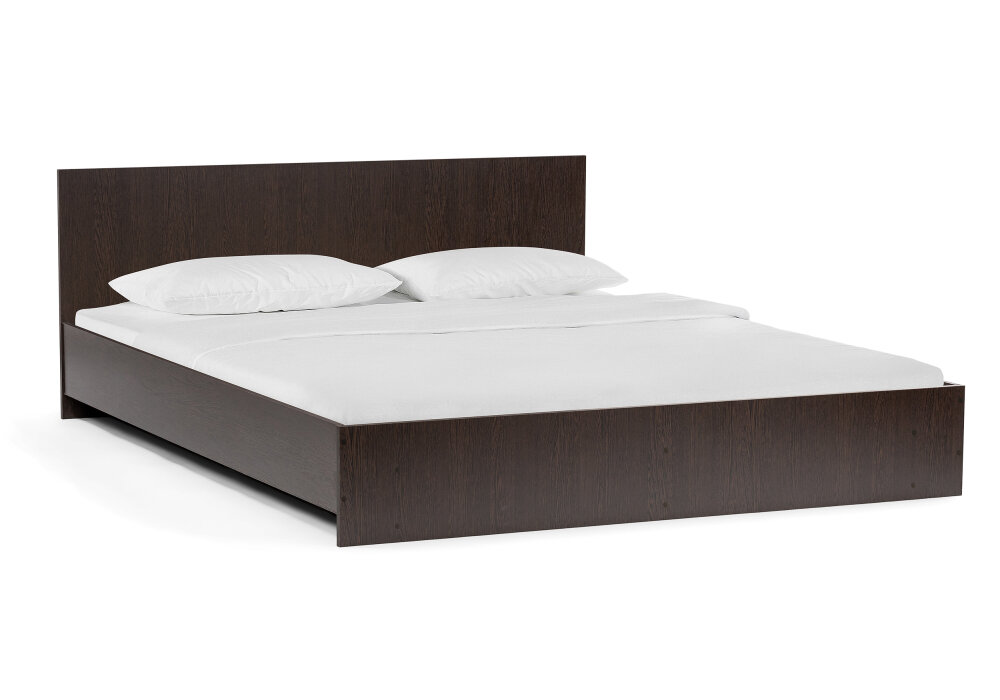 Двуспальная кровать Woodville Адайн 160х200 венге/венге Размеры: Высота 700мм Глубина 2032мм Ширина 1635мм