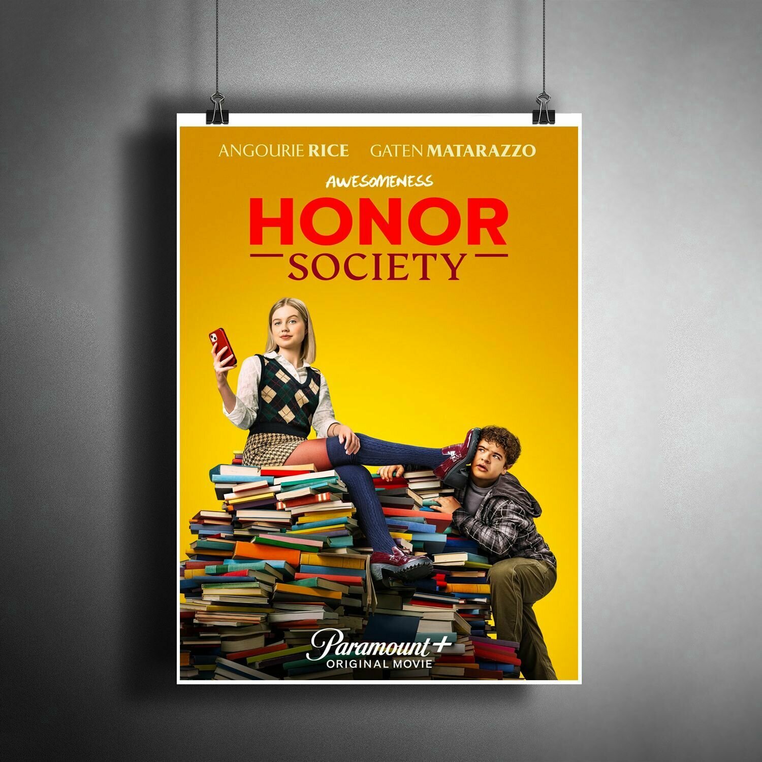 Постер плакат для интерьера "Фильм: Общество Онор (Honor Society)" / Декор дома, офиса, комнаты, квартиры, детской A3 (297 x 420 мм)