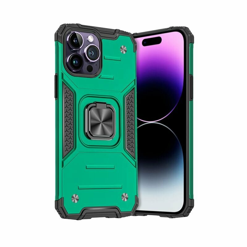 Противоударный чехол Legion Case для iPhone 14 Pro зеленый