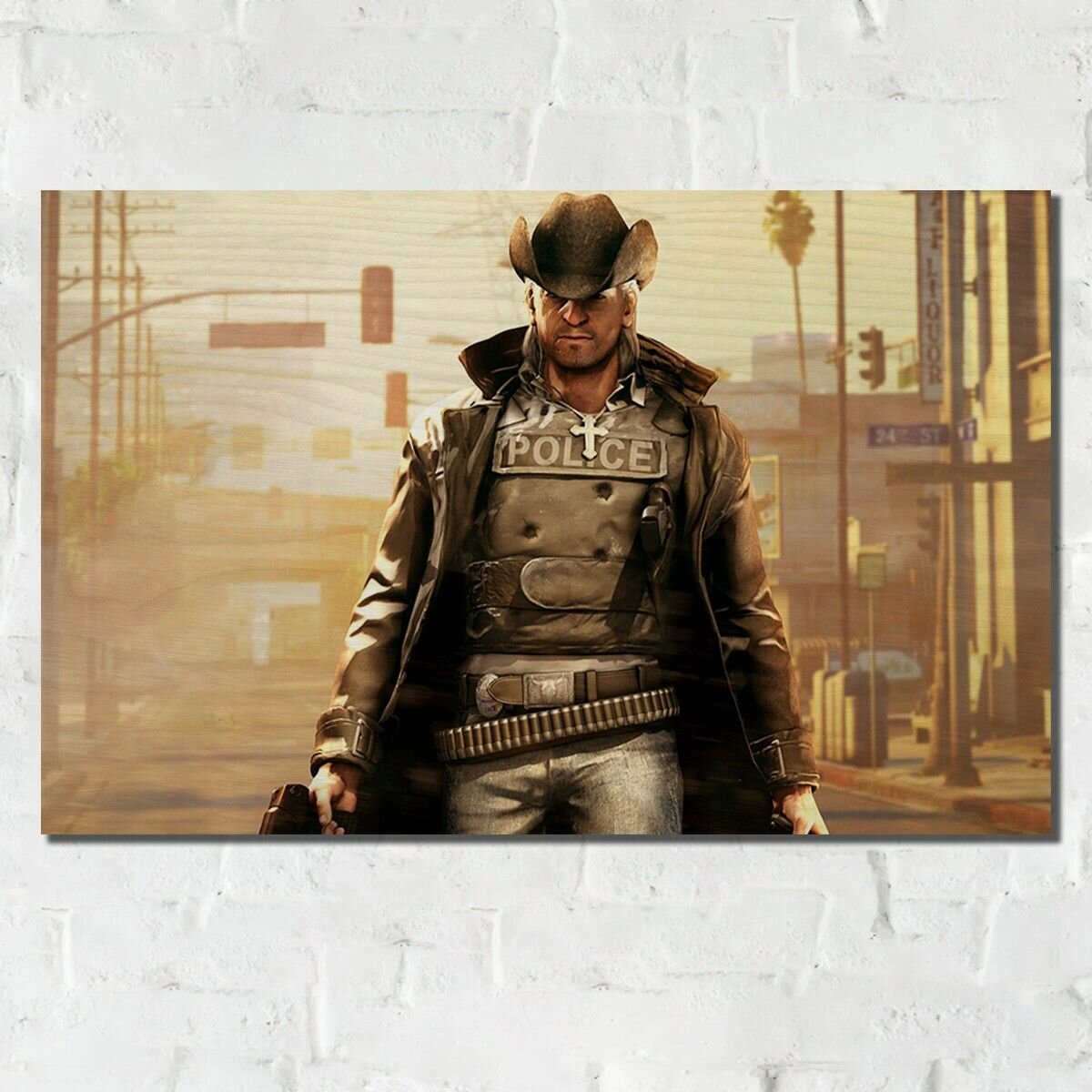 Картина интерьерная на дереве Call Of Juarez Картель - 15089