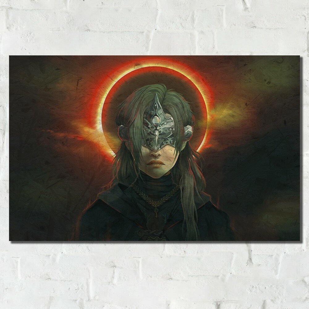 Картина интерьерная на рельефной доске ОСП Игры Dark Souls 3 - 14143