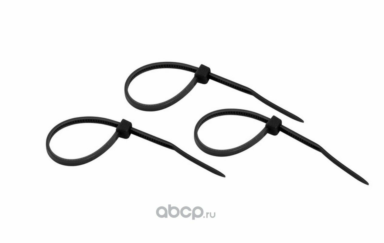 Хомут-Стяжкa нейлонoвая 100x2,5 мм, черная (упак. 25 шт)