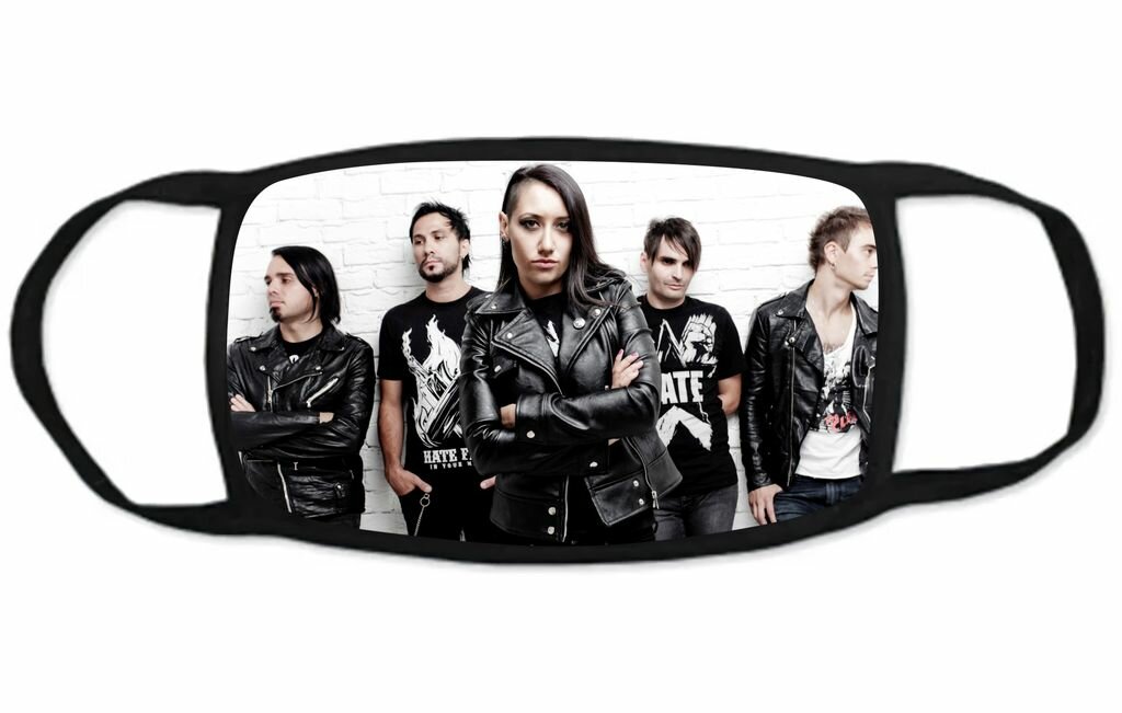 Маска защитная тканевая на лицо Louna, Луна №2, Взрослая - 20 на 12,5 см