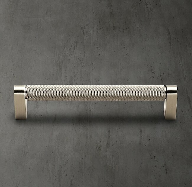 Ручка-скоба Restoration Hardware Lambeth Knurled Lambeth Knurled L.15.2 Satin Nickel 24170017 SNCK