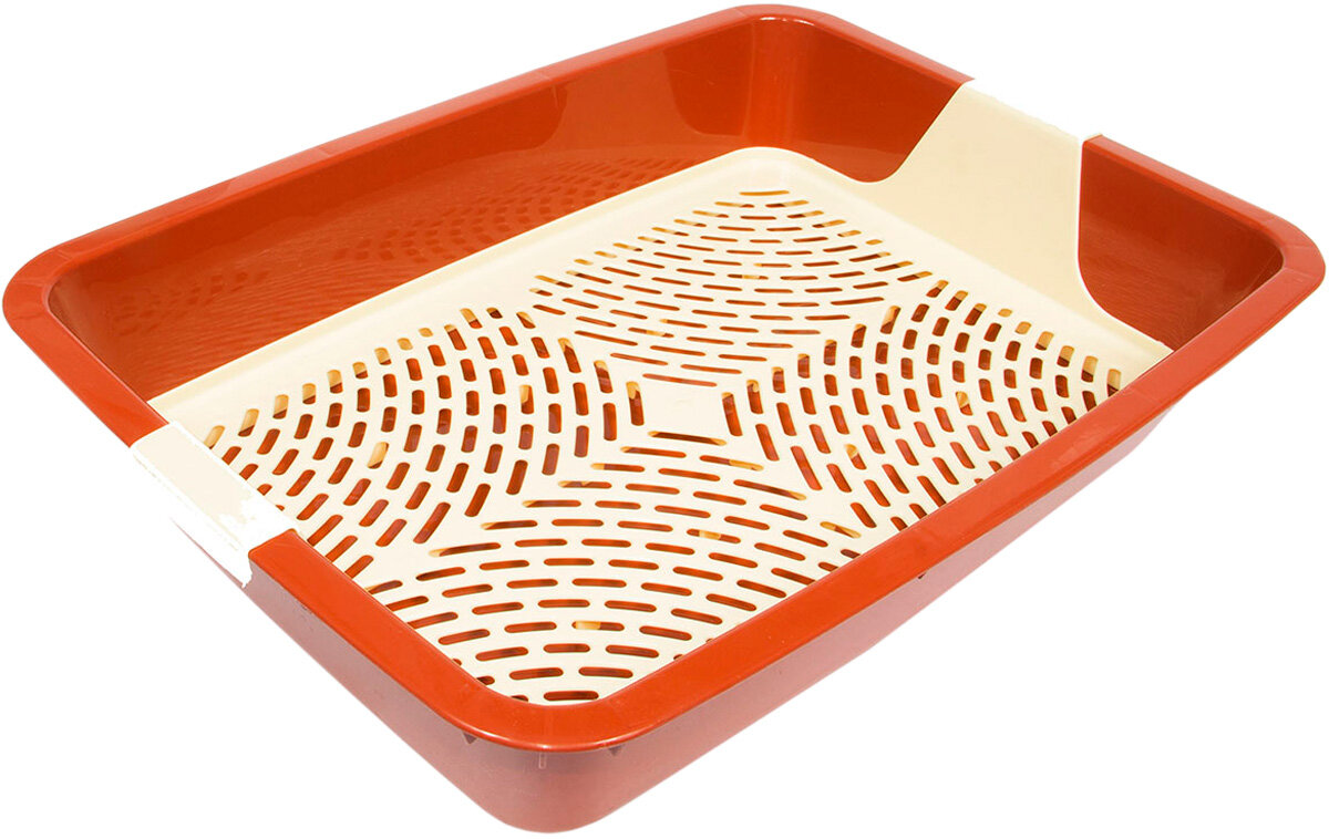 DOGMAN лоток для кошек с решеткой (35 х 25 х 6,5 см)