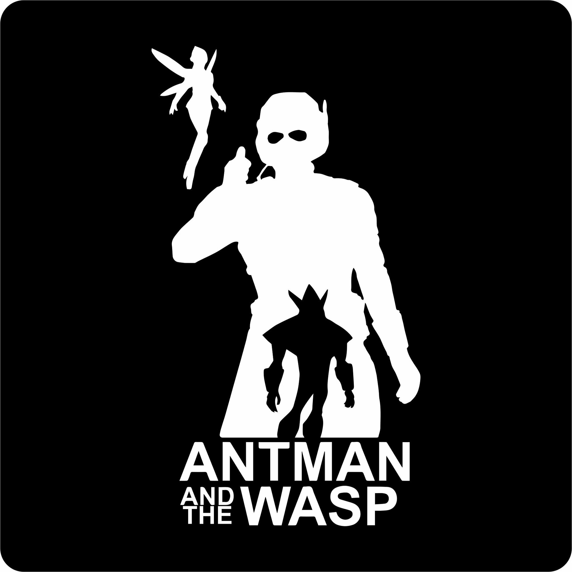 Наклейка на авто Marvel Человек Муравей и Оса 20х11 см, красникова, наклейка тюнинг, на автомобиль, машину, прикольные