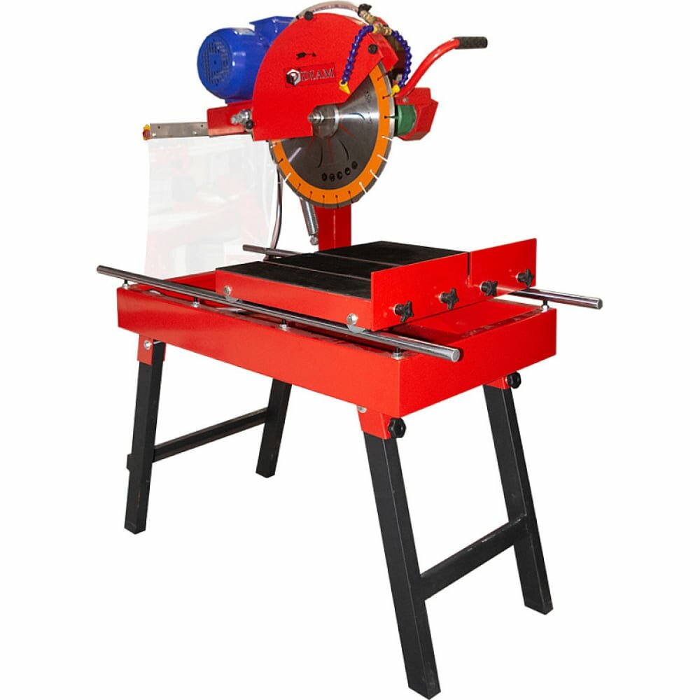 Отрезной станок Diam SKH-450/2,2 600126, 320 мм для резки камня и бетона, с ходом каретки и водяным охлаждением