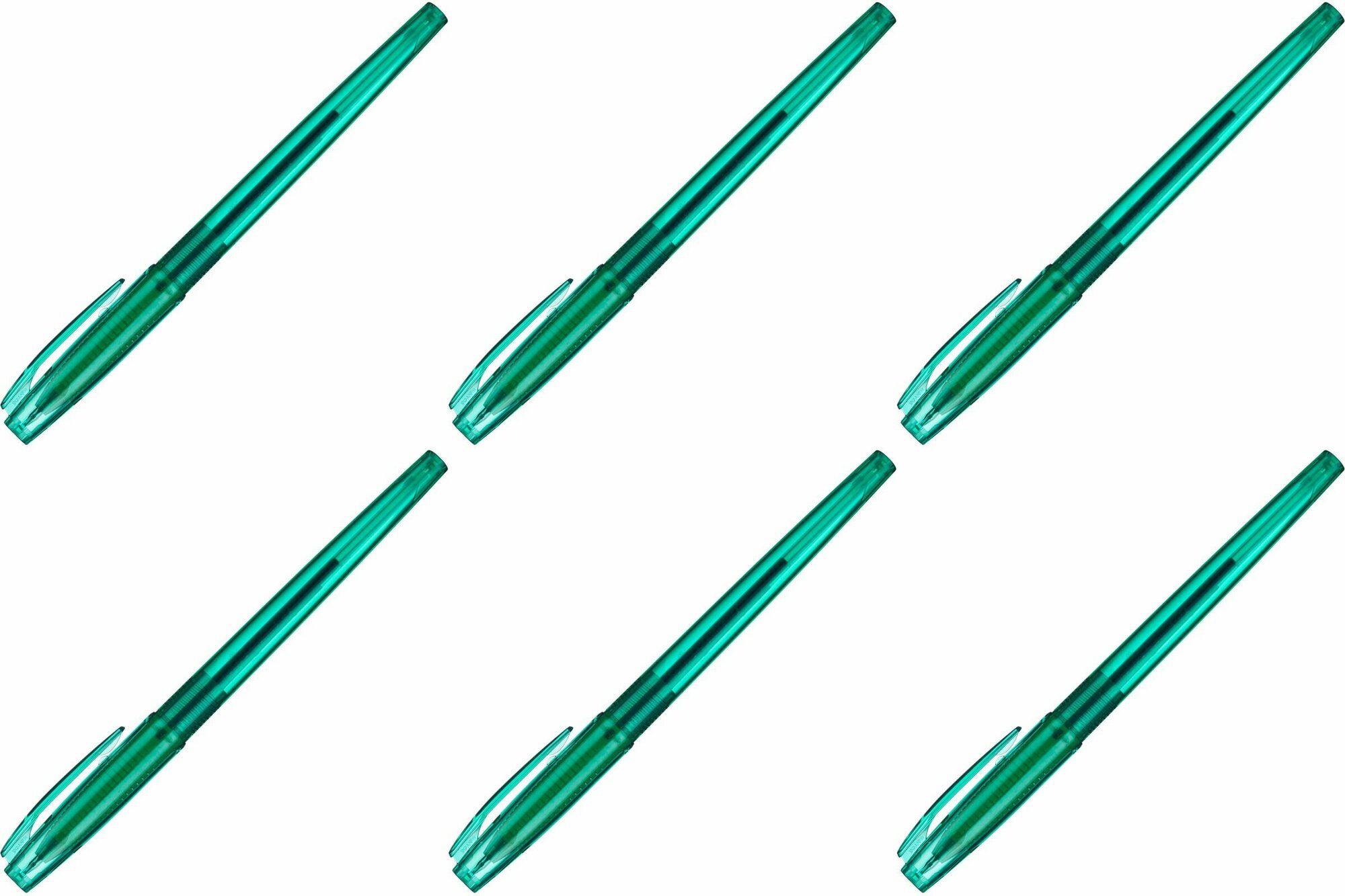 Pilot Ручка шариковая неавтоматическая Super Grip G-F, зеленая, 0,22 мм, 6 шт