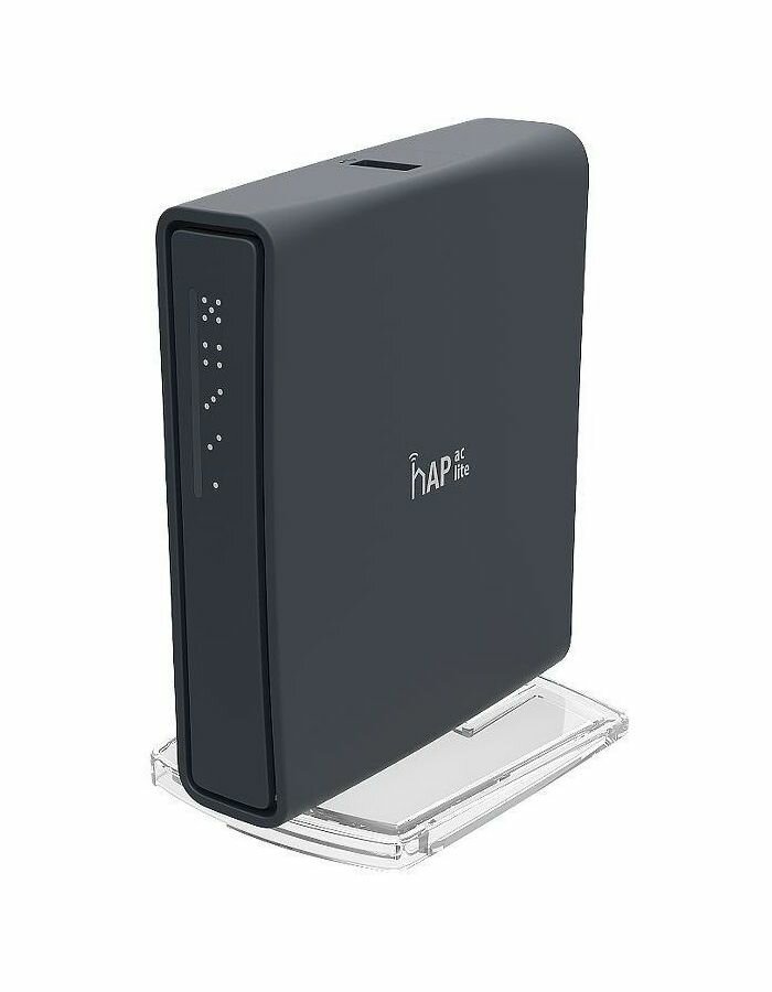 MikroTik RB952Ui-5ac2nD-TC Беспроводной двухдиапазонный роутер hAP ac Lite TC, 802.11ac, 2.4/5 ГГц, 300/433 Мбит/с