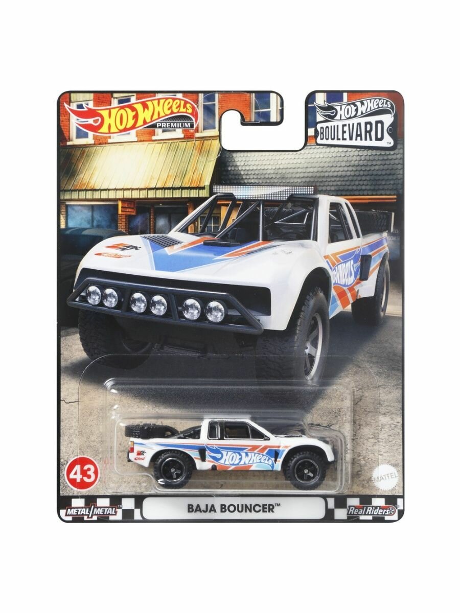 HCR08 Машинка металлическая игрушка Hot Wheels Premium Boulevard коллекционная модель премиальная 43 BAJA BOUNCER