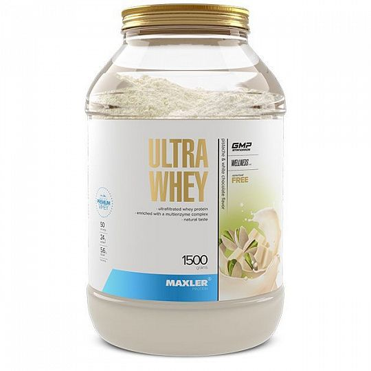 Maxler Ultra Whey (1500 гр) (фисташка-белый шоколад)