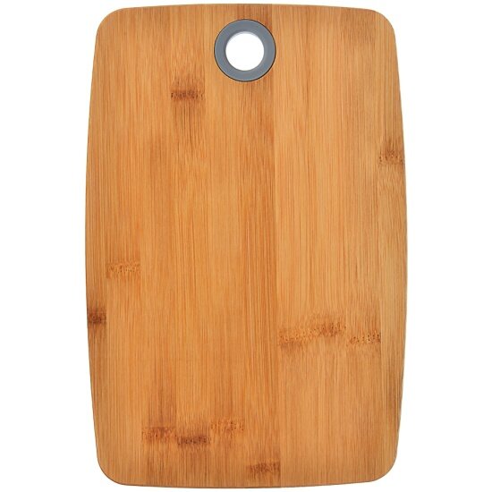 Доска разделочная Vetta Гринвуд бамбук, силикон, 30х20х1см (851-182)