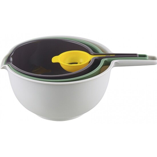Набор мисок Smart Solutions с дуршлагом и отделителем желтка Trym, 4 предм. (SS-BO-PP-set4)