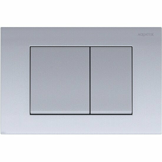 Панель смыва Aquatek Хром матовая (клавиши квадрат) KDI-0000011