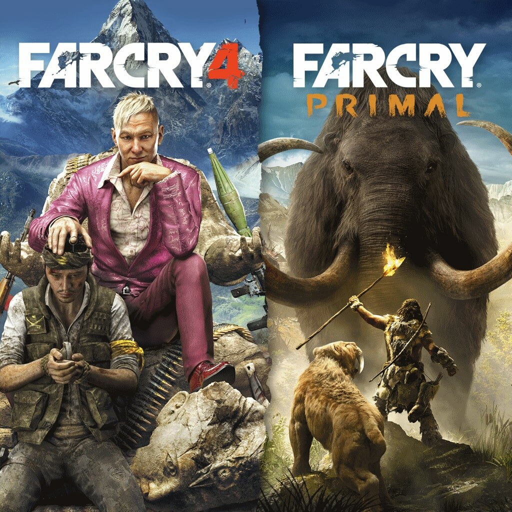 Игра FAR CRY 4 + FAR CRY PRIMAL BUNDLE, цифровое издание PlayStation 4, регион Индия / код пополнения баланса
