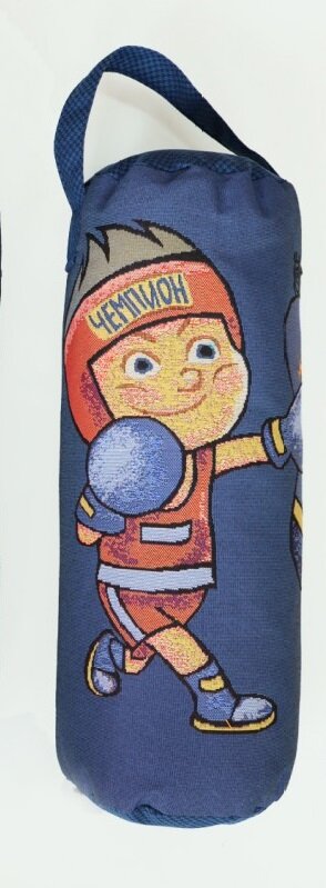 Подушка-груша декоративная из гобелена "Бокс". 66 х 25 см. Подарок для мальчика.