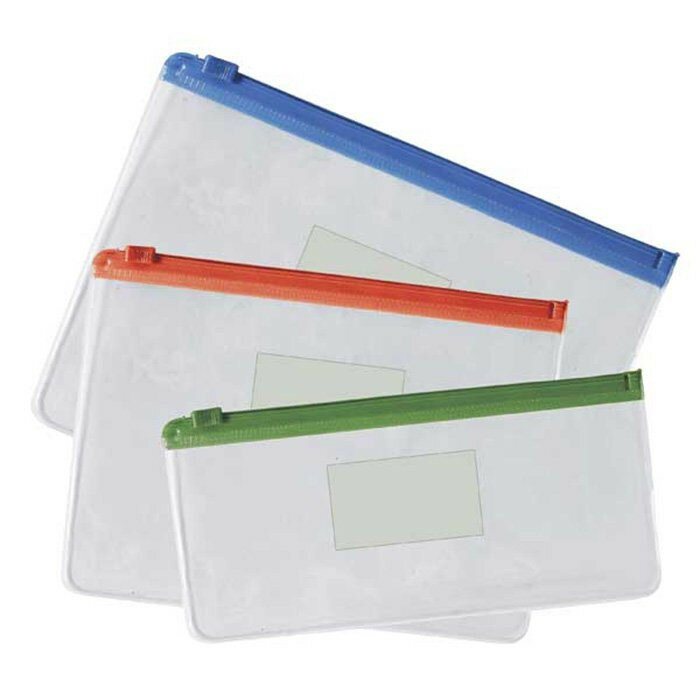Папка-конверт на молнии Евро(140*260) 150мкм deVENTE карман для визиток арт.3072502. Количество в наборе 24 шт.