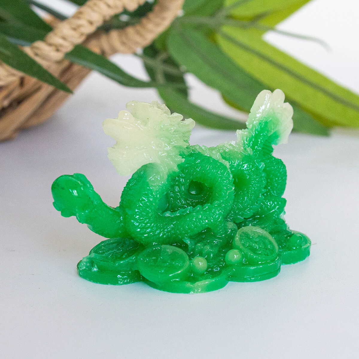 Статуэтка для интерьера Дракон Денежный 8х5 см