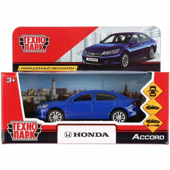 Легковой автомобиль Honda Accord, 12 см, синий