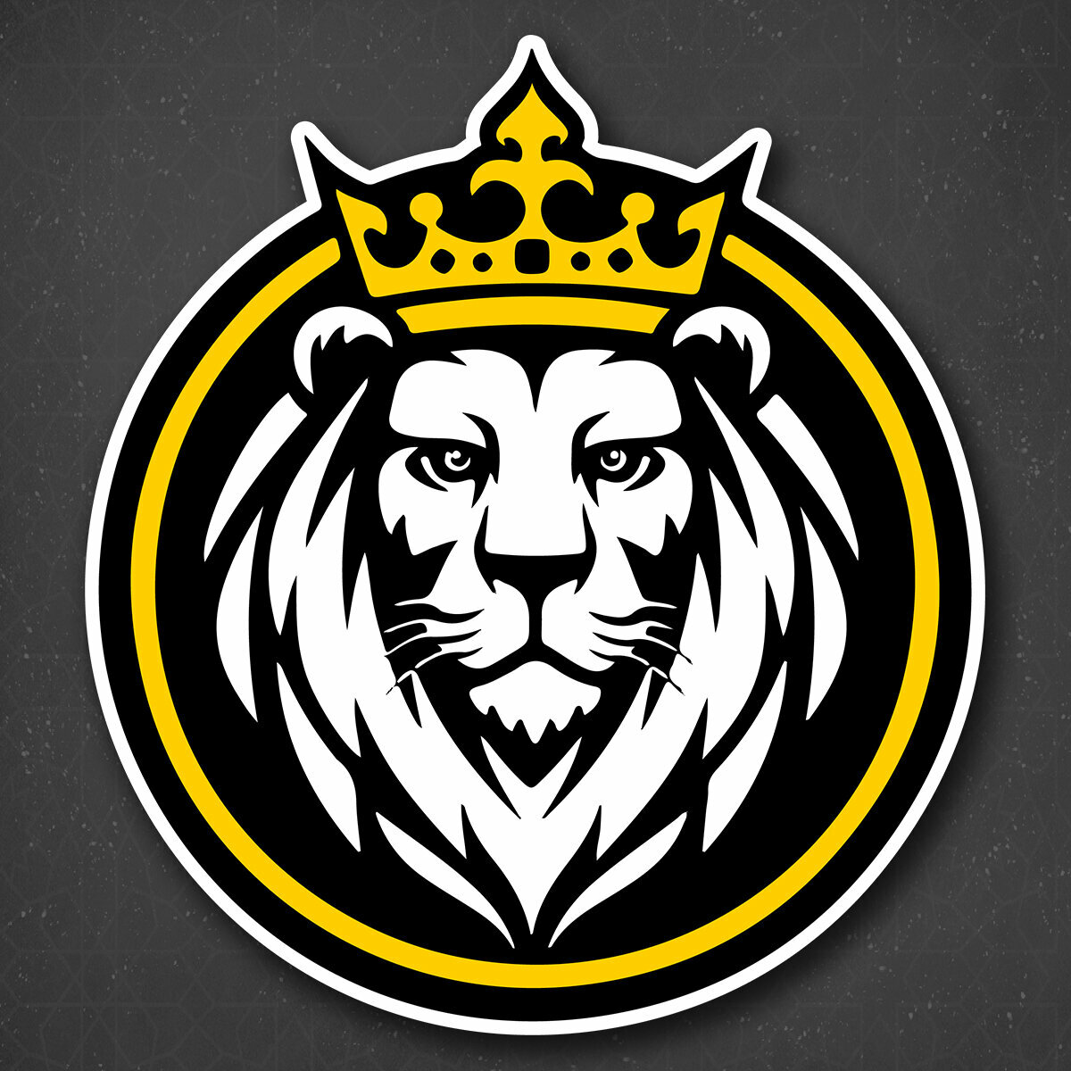 Наклейка на авто "Король лев" 19x21 см