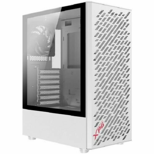 Корпус ATX ADATA XPG VALOR AIR VALORAIRMT-WHCWW белый, без БП, боковая панель из закаленного стекла, 2*USB 3.2, audio