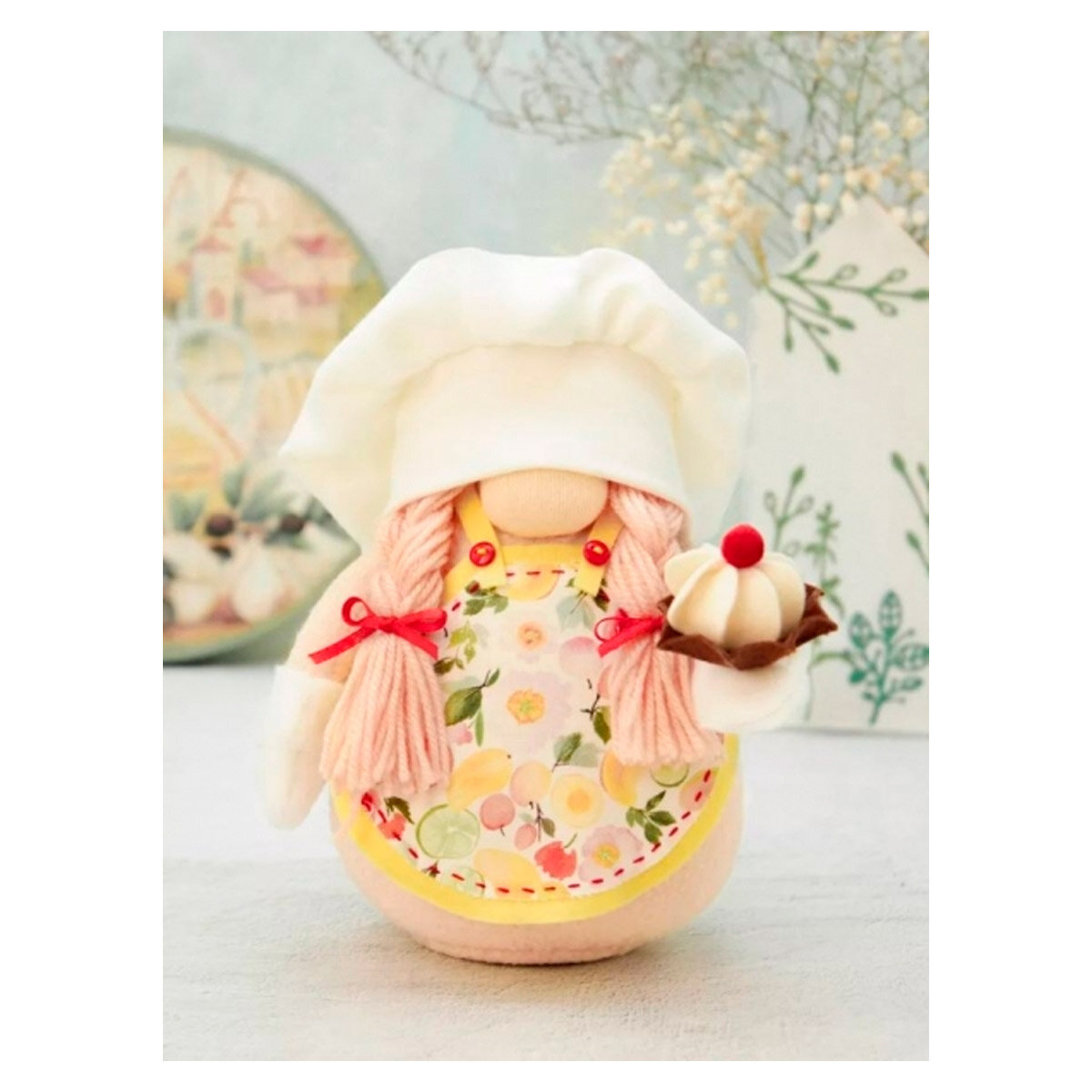 Набор для творчества серия Гномы для дома 'Гном-зефирка', Перловка, ГД-13