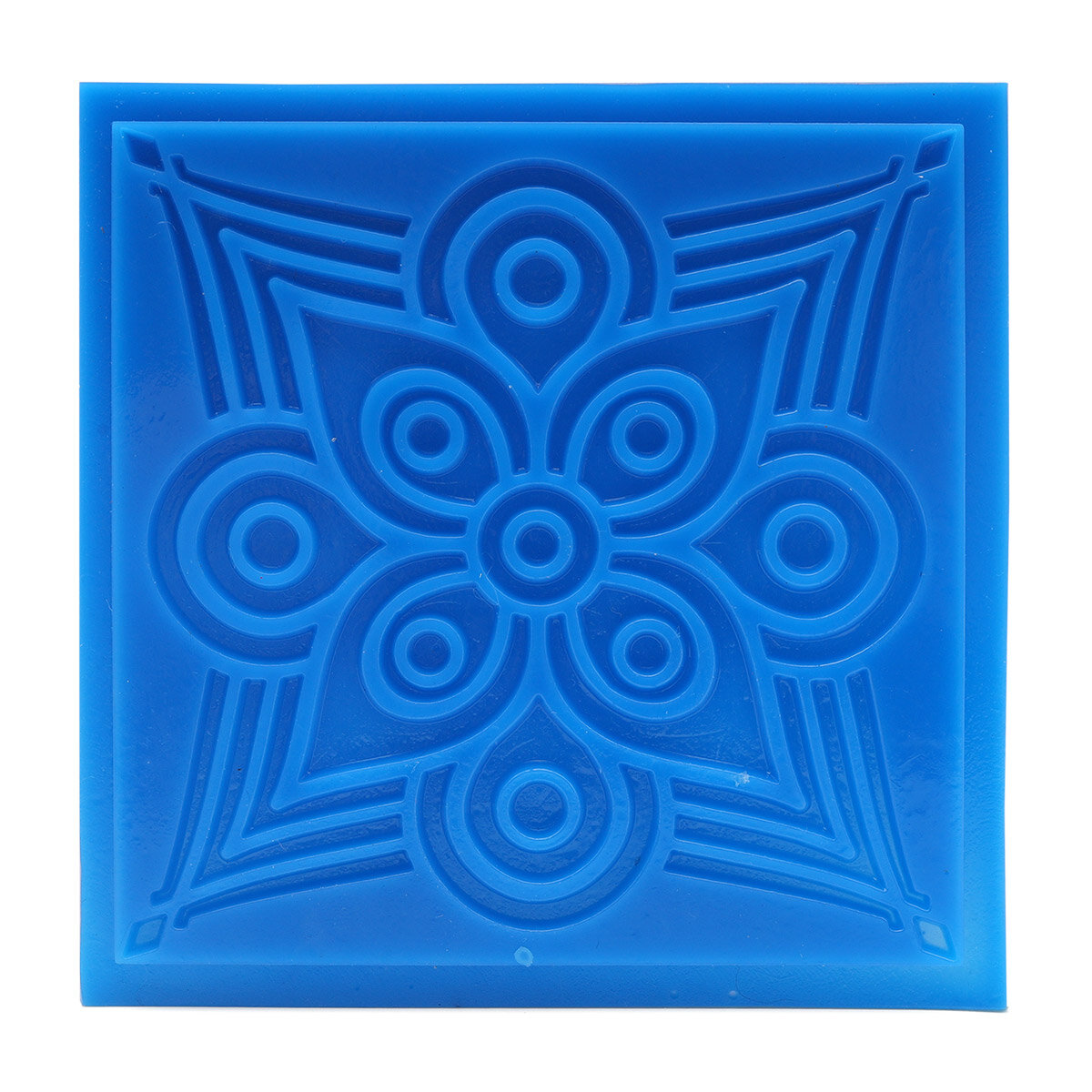 Текстурный коврик (лист) для лепки и творчества 'Лилия', 9*9*0,3 см, HappyClay