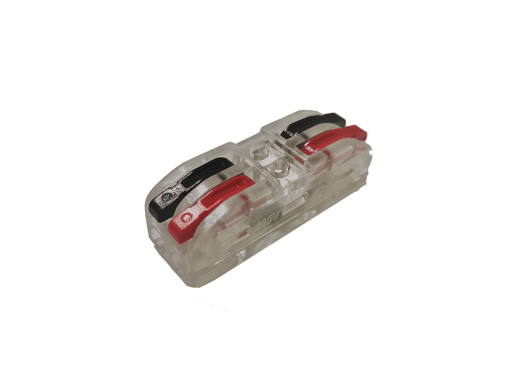 Клемма DEFA PIN-2, 600В, 32А, 0.08-4.0mm2, проходная клир блэк