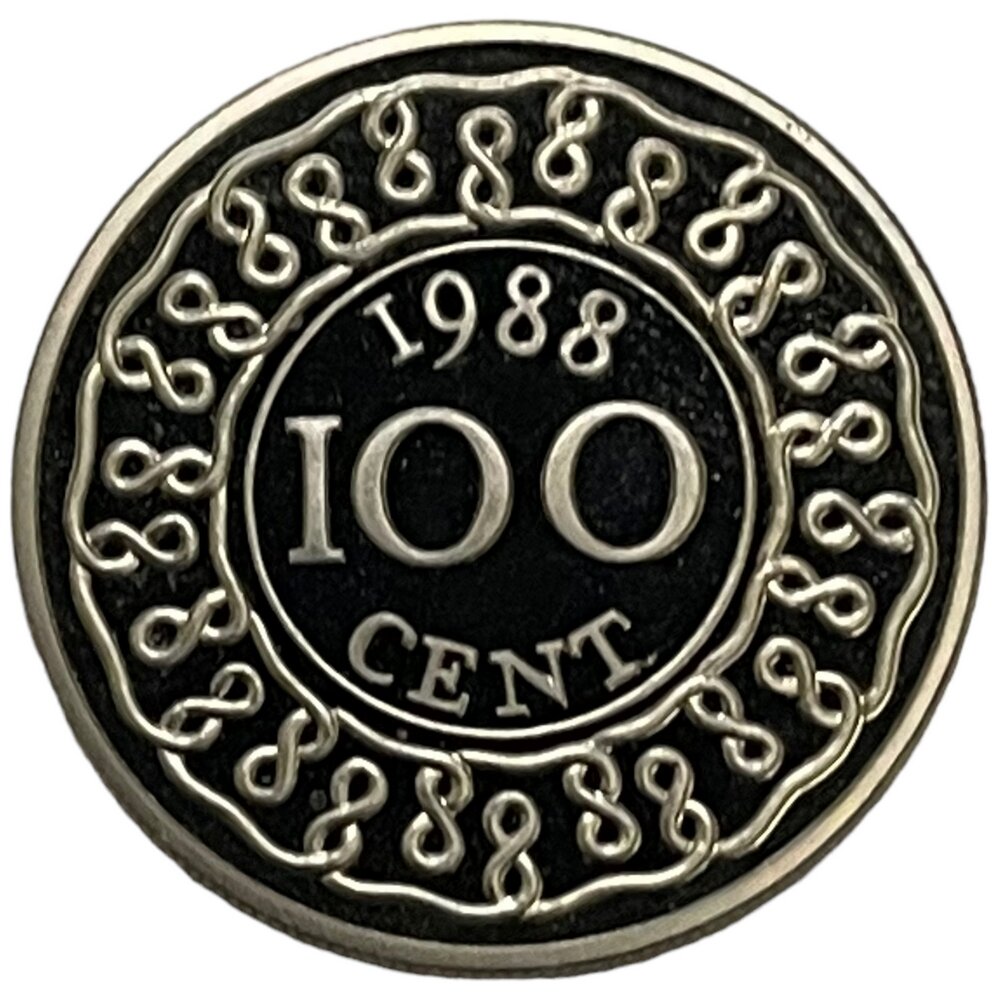 Суринам 100 центов 1988 г. (Proof)