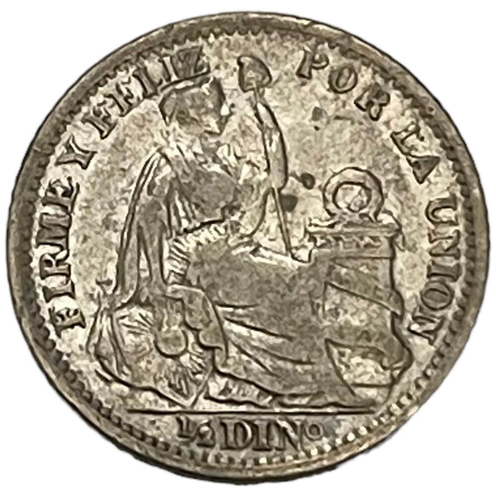 Перу 1/2 динеро 1903 г.