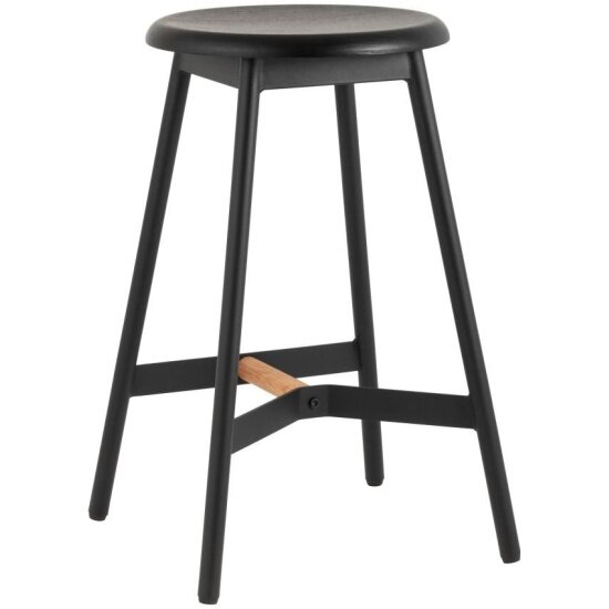 Стул полубарный Stool Group Knobb, черный.