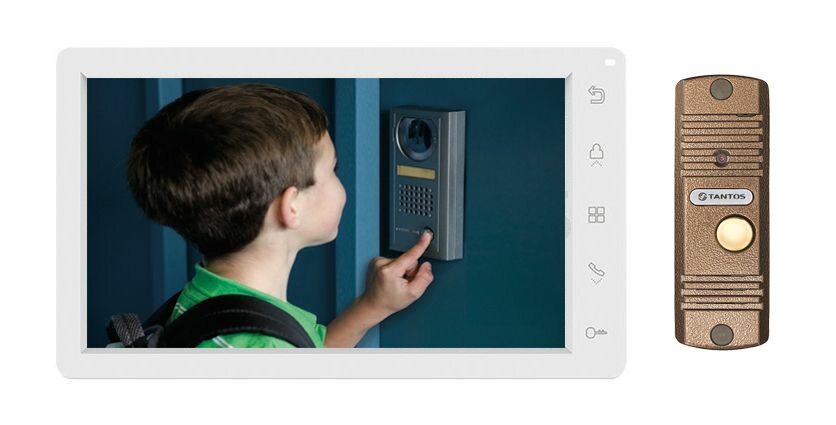 Tantos Amelie HD SE (белая) и Walle HD (комплект многофункционального домофона HD 7")