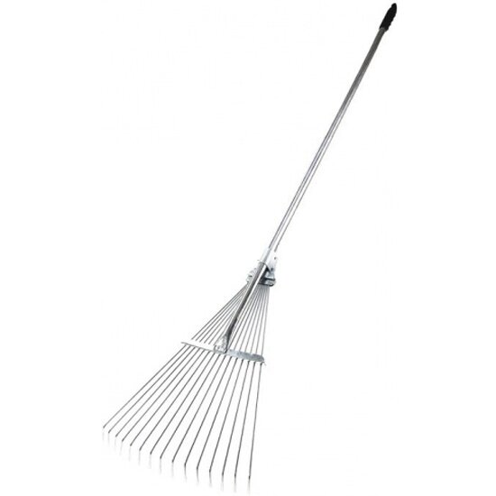 Грабли Ремоколор раздвижные веерные 15-ти зубые, оцинкованные, 66-1-125