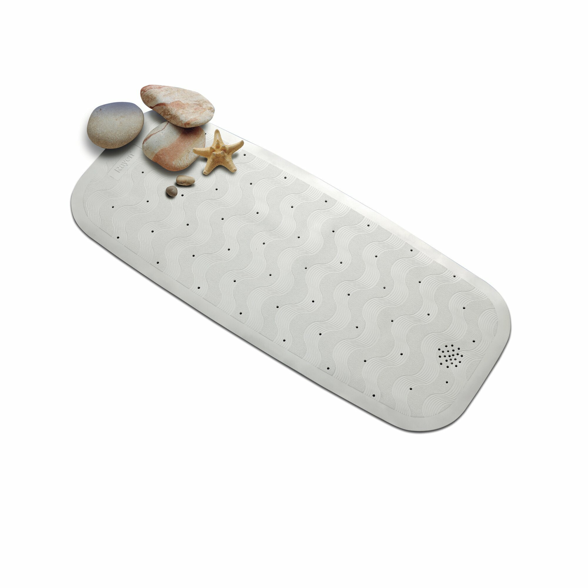 Коврик для ванной и туалета 2в 1, 37х90, белый, Rayen / Коврик в ванную противоскользящий