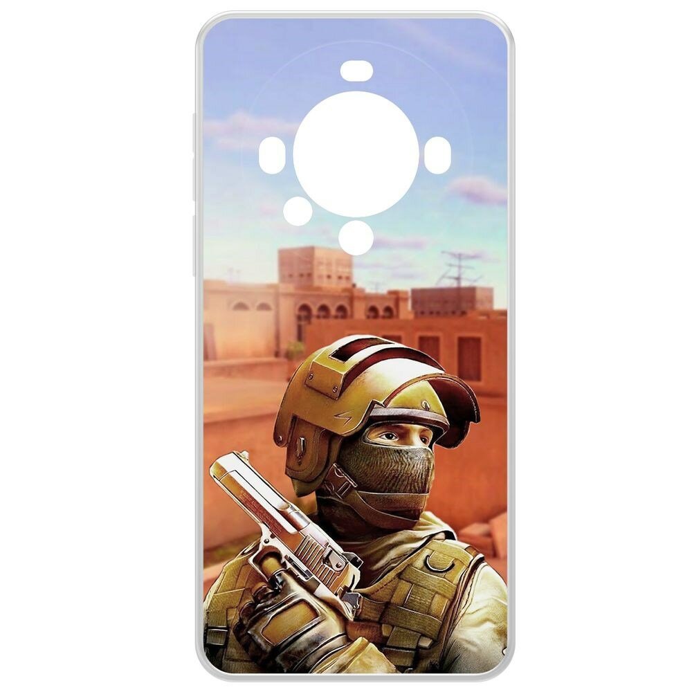 Чехол-накладка Krutoff Clear Case Cтандофф 2 (Standoff 2) - Спец для Huawei Mate 60 Pro