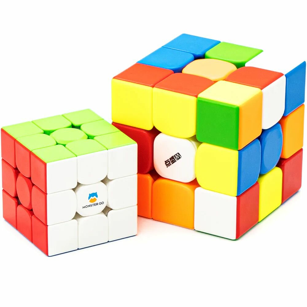 Кубик Рубика DianSheng 3x3 Googol Magnetic 8 cm Магнитный / Цветной пластик / Развивающая головоломка