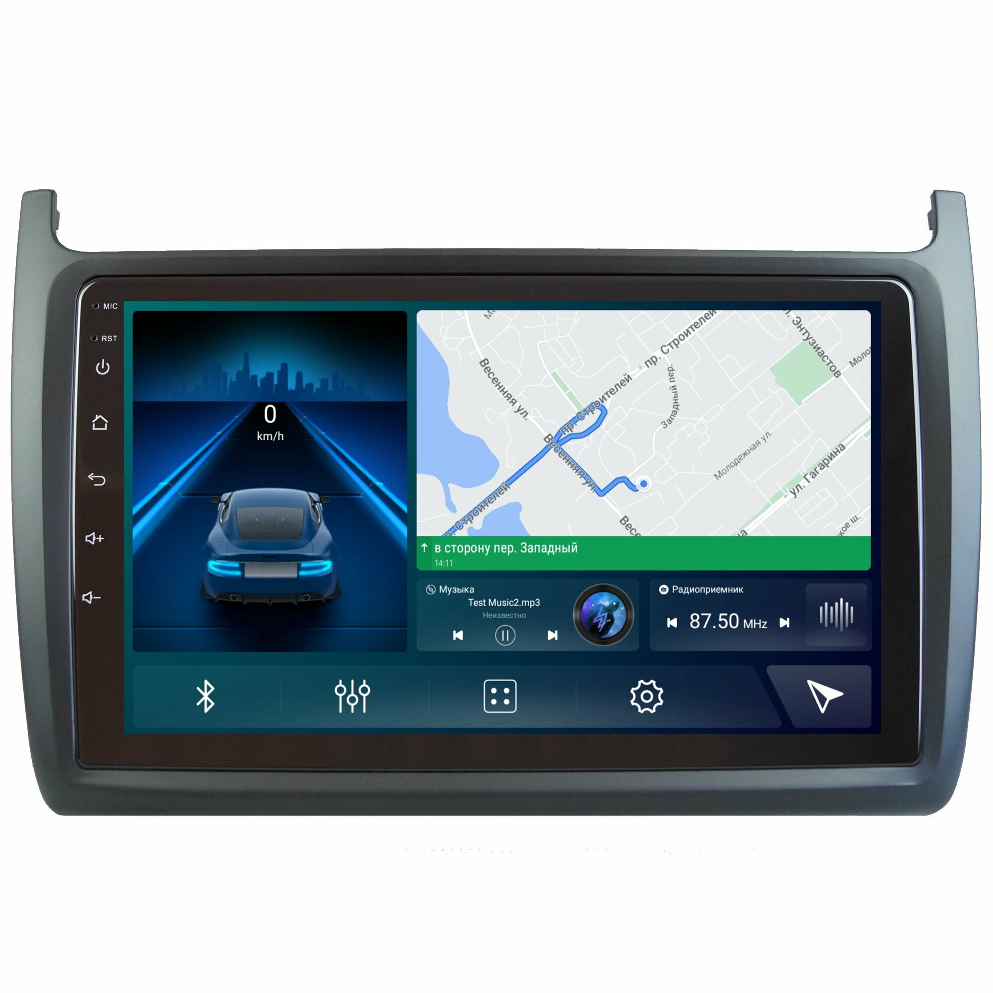Магнитола CRS-300 Volkswagen Polo с Android 13 - 8 ядер - Память 4+64Gb - Carplay - 4G(Sim)