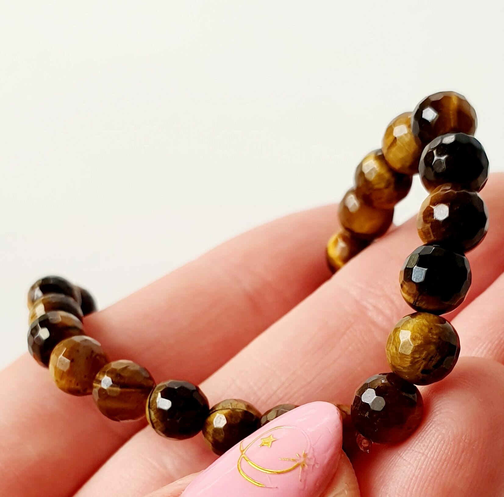 Славянский оберег, браслет НикАМагиЯ, тигровый глаз