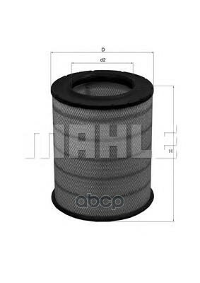 Воздушныйфильтр Mahle/Knecht арт. LX1281
