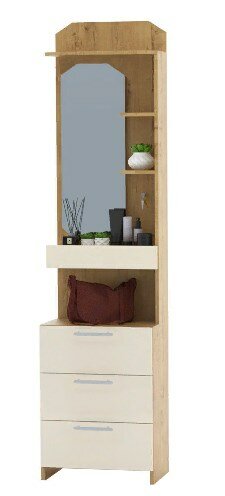 Прихожая МФ-Купе Кремона, ЛДСП, МФ-Купе, размер 51.6х32х205 см, цвет бежевый