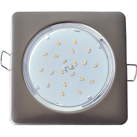 Светильник встраиваемый Ecola GX53 H4 Квадрат Жемчуг 41x107 FP53S4ECB