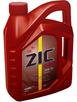 Масло трансмиссионное ZIC G-EP 80W-90 4л синт. GL-4 ZIC арт. 162625