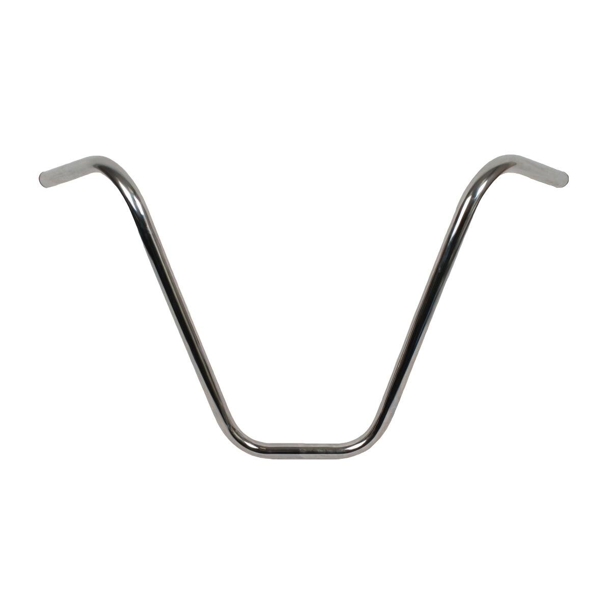 EMGO Руль универсальный стальной 18“ Ape Hanger, цвет Хром