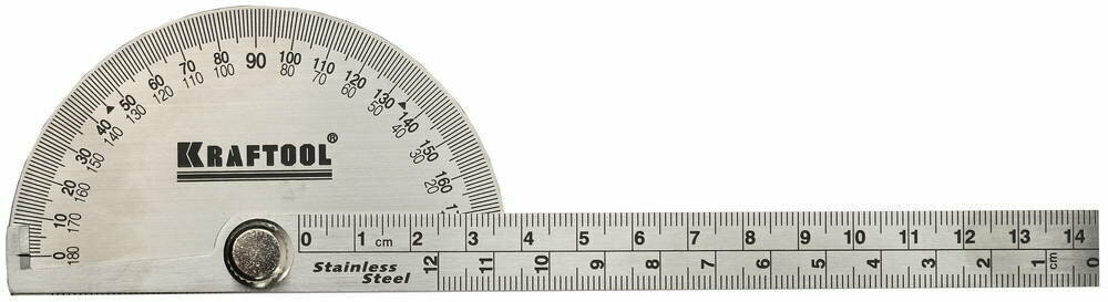 KRAFTOOL Protractor, 145 мм, транспортир (34290)