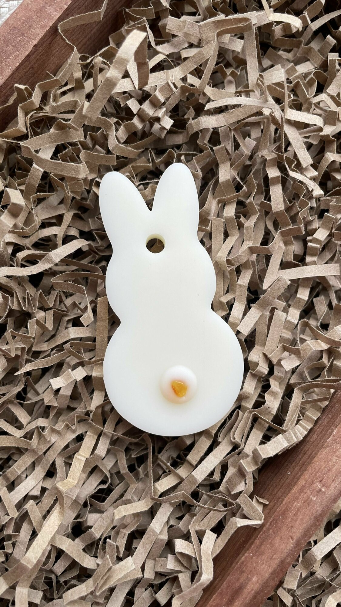 Ароматическое саше кролик с янтарем "Черный кокос".