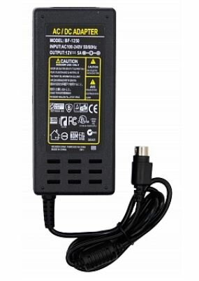 Блок питания для монитора LCD 4 pin (male), 12V, 5A, 60W без сетевого кабеля