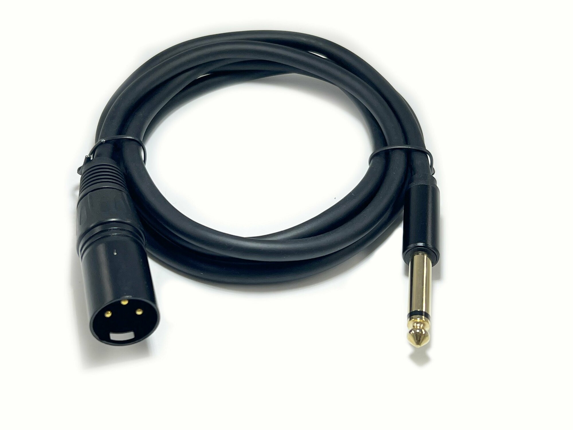 Шнур Jack 6.35 мм штекер моно - XLR штекер PLATINUM (1.5 метра)